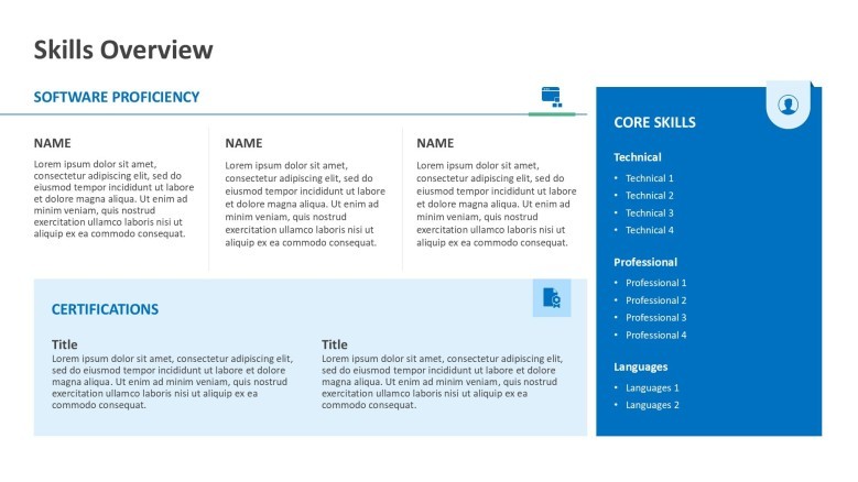 Job Interview Intro PowerPoint Template | Free PowerPoint Template