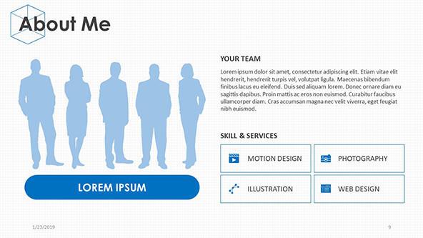 'About Me' Presentation Template | Free Download