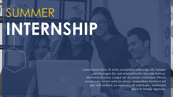MBA Summer Internship Presentation | Free PowerPoint Template