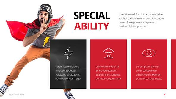 Creative Superhero Template | Free PowerPoint Template