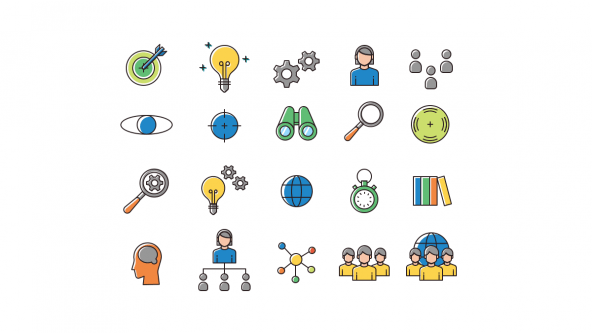 Strategy Icons For Presentations Project Management Icon Set. Include