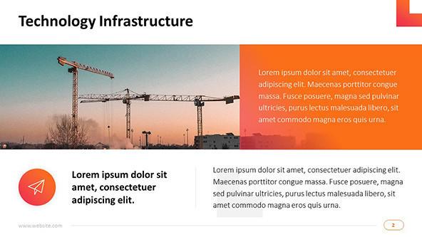 Technology Infrastructure Project Management | Free PowerPoint Template