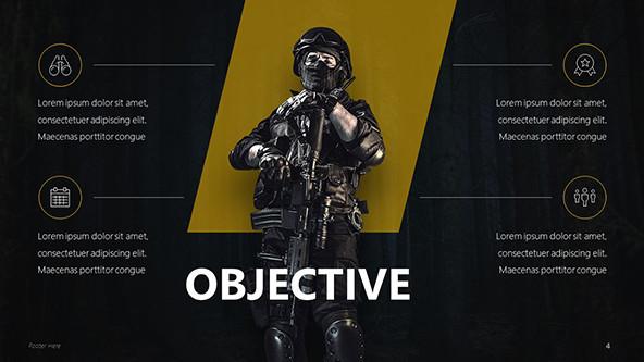 Shooter Game Presentation Template | Free PowerPoint Template